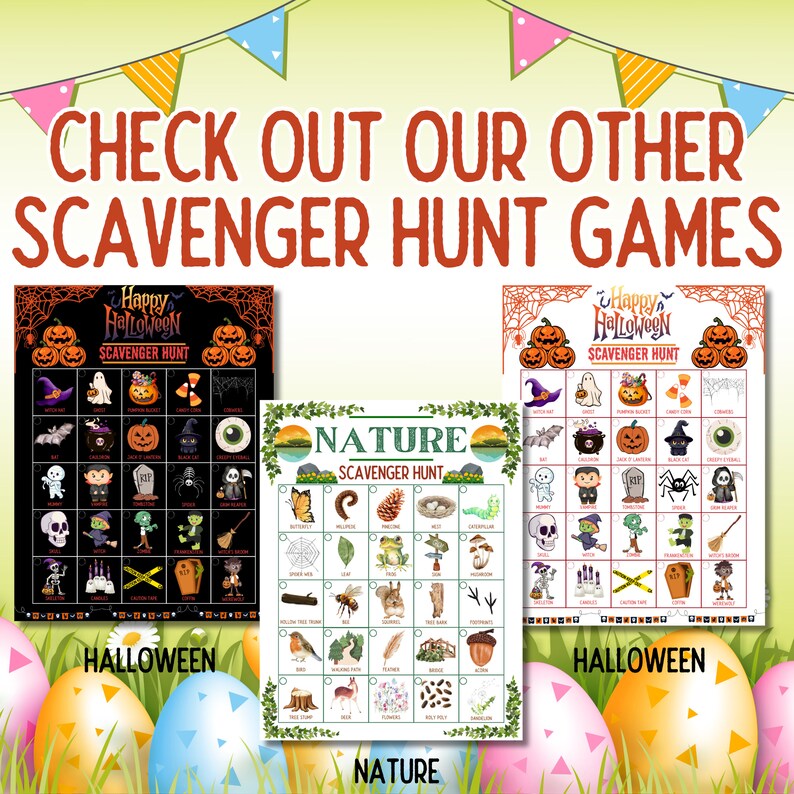 Scavenger Hunt, Easter Egg Scavenger Hunt, Scavenger Hunt for Kids ...