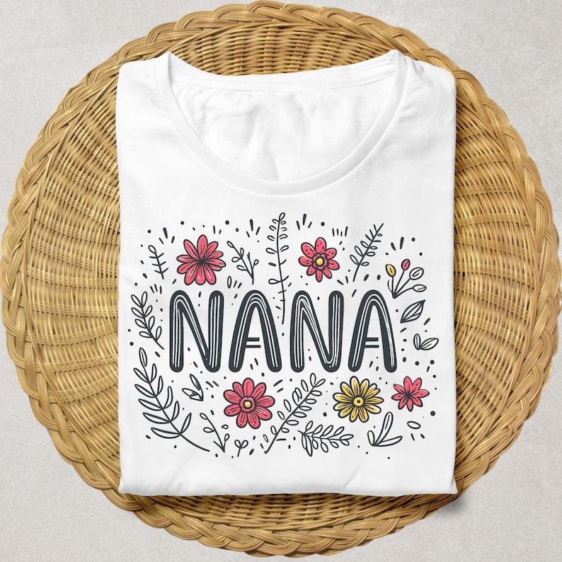 Nana PNG, Mothers Day PNG, Mom Png, Flower Png, Nana Gift, Mom Life Png, Nana Clipart, Mother's ...