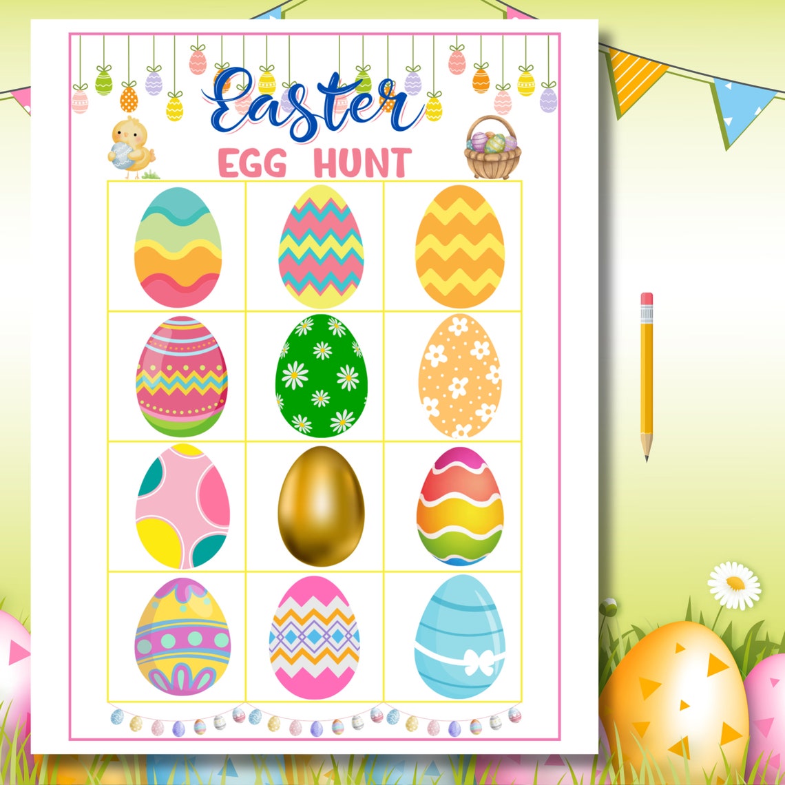 Scavenger Hunt, Easter Egg Scavenger Hunt, Scavenger Hunt for Kids ...