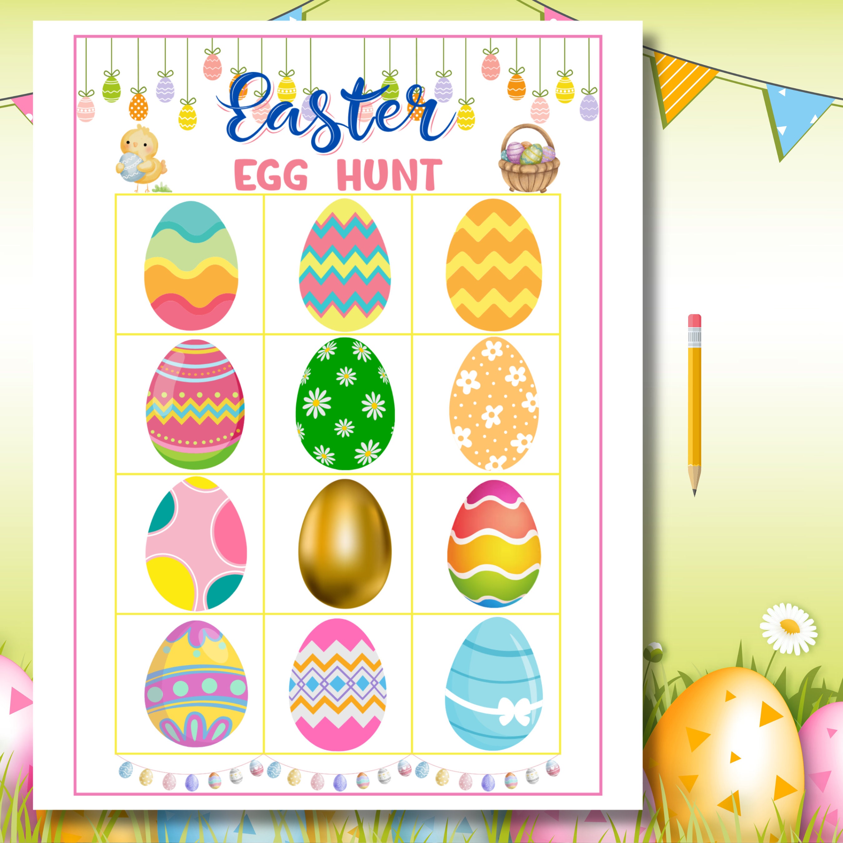 Scavenger Hunt, Easter Egg Scavenger Hunt, Scavenger Hunt for Kids ...