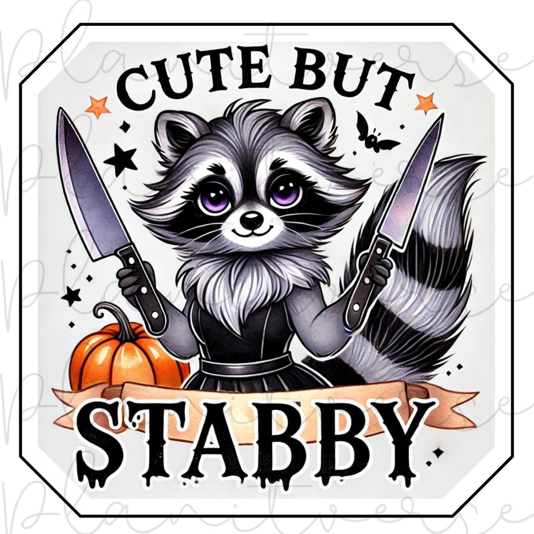 Cute but Stabby PNG, Halloween PNG, Halloween, Horror Png, Retro Png ...