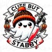 Cute but Stabby PNG, Halloween PNG, Halloween, Horror Png, Retro Png ...