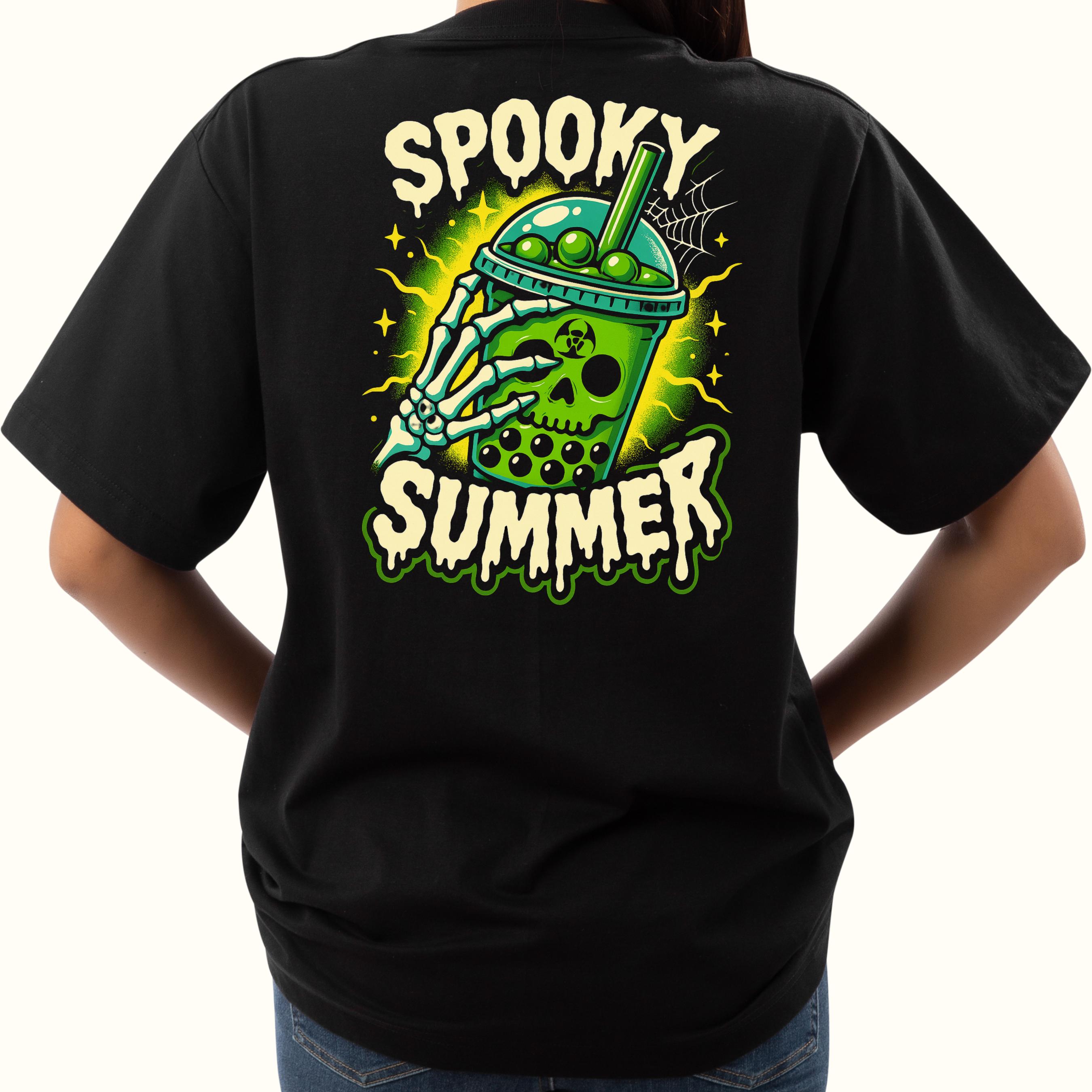 Boba Tea, Halloween PNG, Spooky Summer PNG, Summer Vibes Skeleton ...
