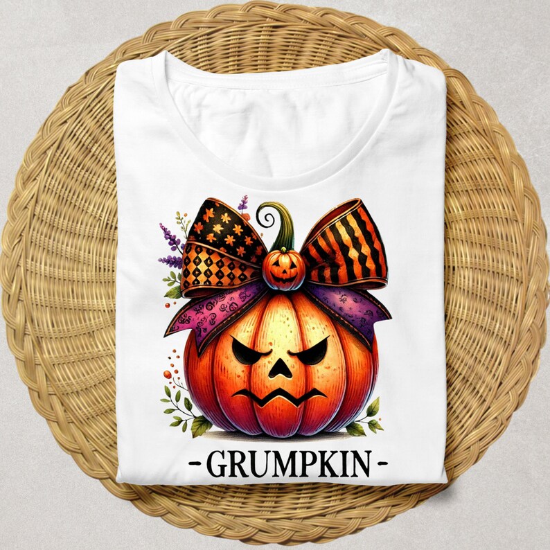 Grumpkin the Pumpkin PNG, Retro Halloween PNG, Coquette PNG ...