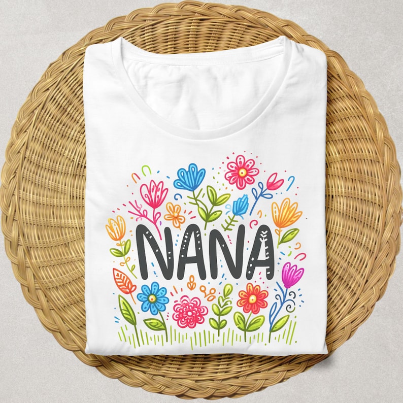 Nana PNG, Mothers Day PNG, Mom Png, Flower Png, Nana Gift, Mom Life Png, Nana Clipart, Mother's ...