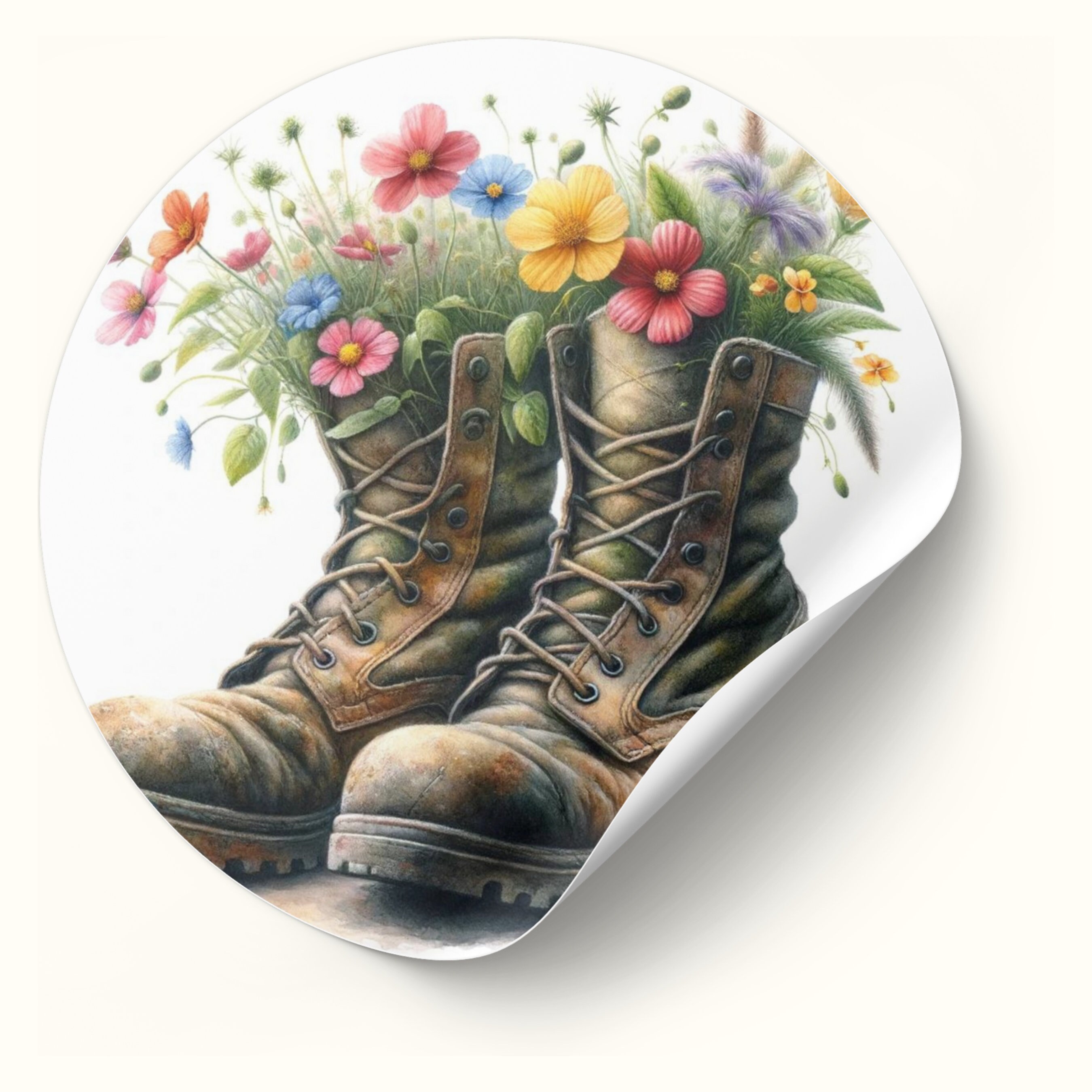 Spring PNG, Floral Boots Clipart, Hello Spring, Clipart PNG, Floral ...