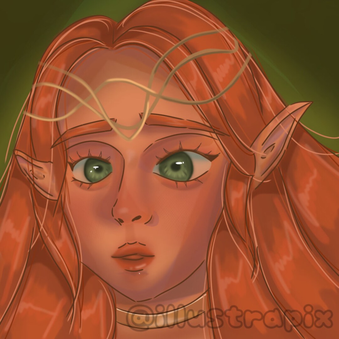 Ready Made Digital Art of an Elf - Etsy