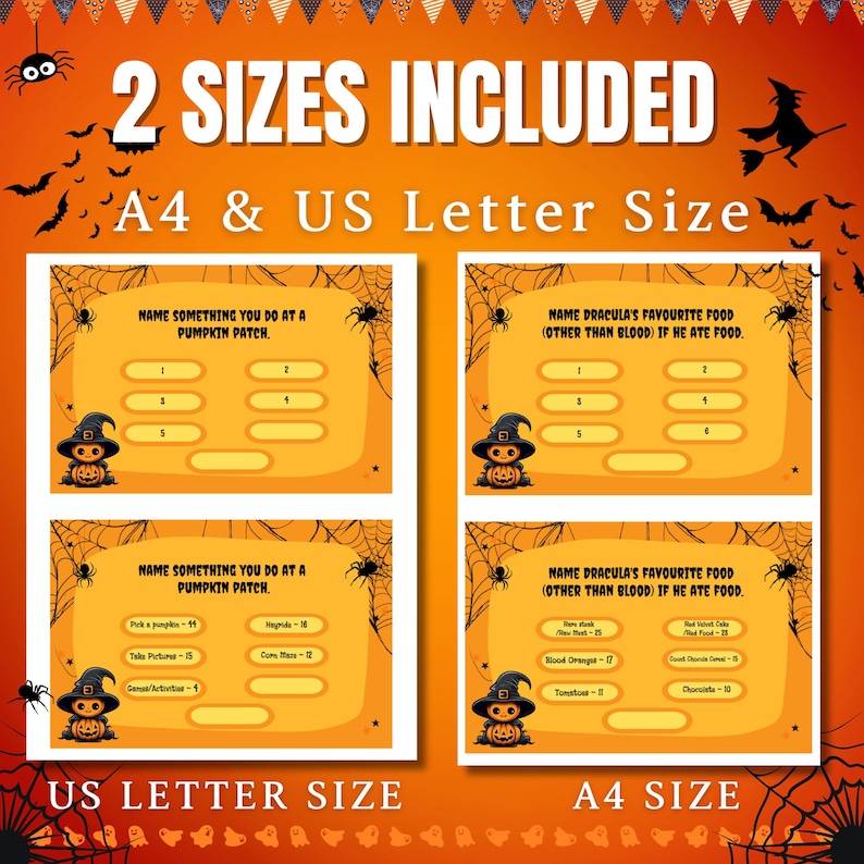 Fun Feud Game, Printable Family Game, Friendly Feud, Trivia Quiz ...