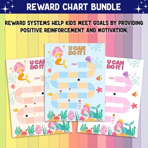 Reward Chart Bundle, Toddler Reward Chart, Reward Chart Printable, Kids ...