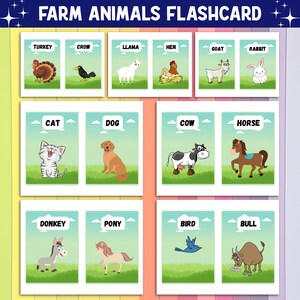 127 Editable Flash Card Bundle , Editable Montessori Cards Flash Cards ...