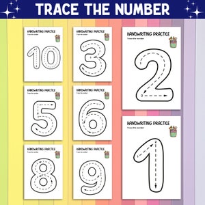 Preschool Line Tracing Worksheets: Handwriting Practice (digital ...