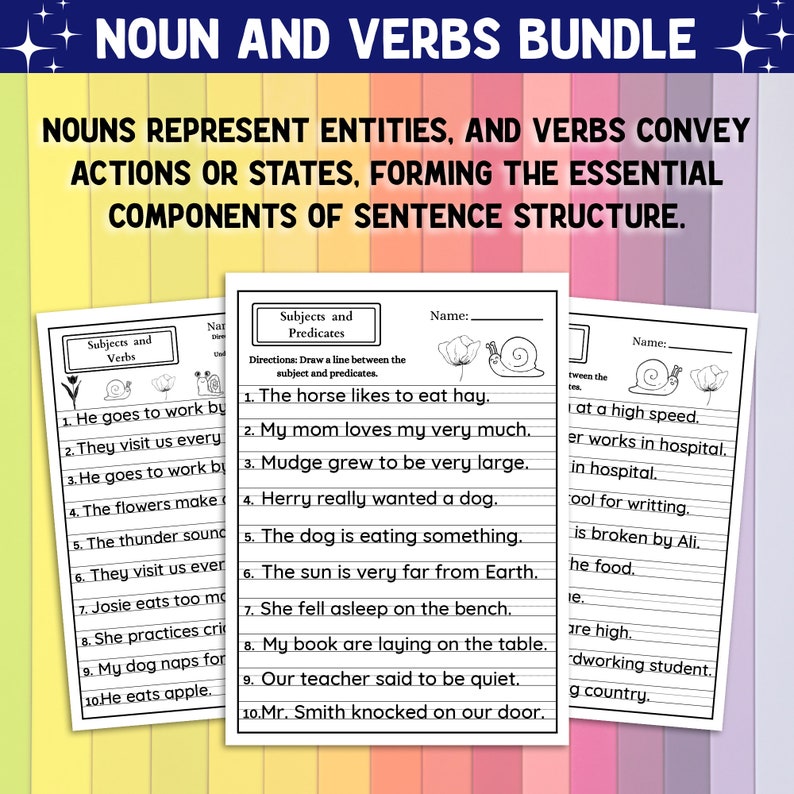 NOUN & VERBS COLLOCATIONS, Grammar Chart, Homeschool, English Language ...