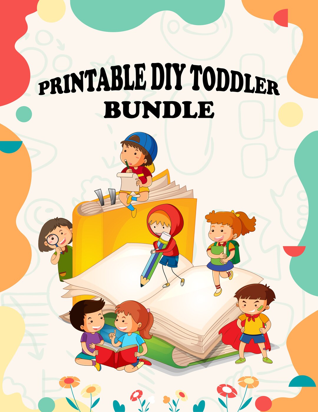 20+ Pages Toddler Bundle, DIY Toddler, Kids Educational Sheets ...
