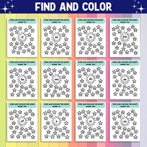 433 Pages Sight Words Learning Bundle, Kids Educational Worksheets ...