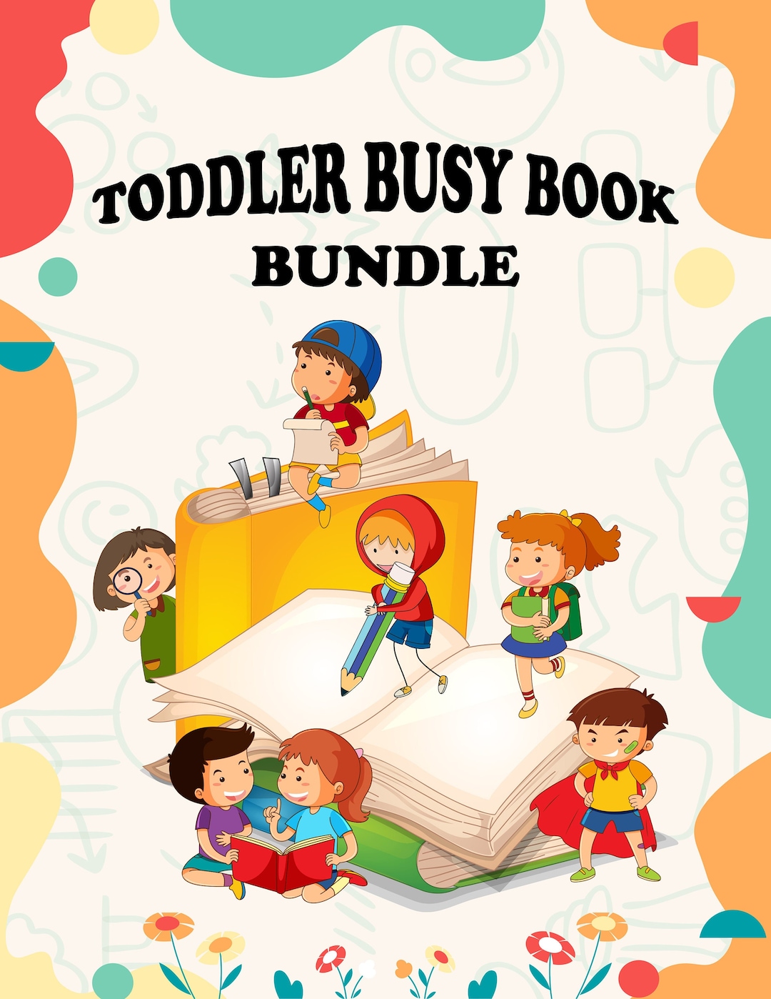 Toddler Busy Book Bundle: 50+ Kids Learning Sheets (digital Download ...