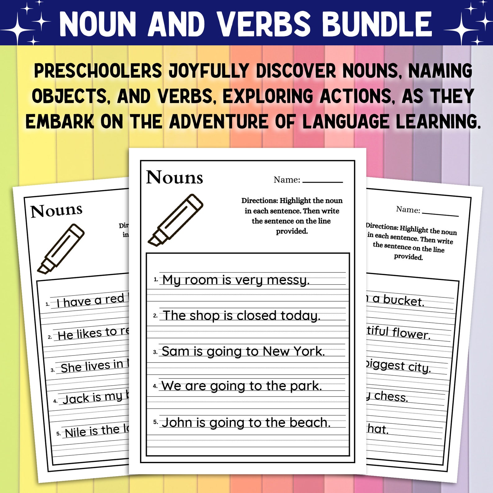 NOUN & VERBS COLLOCATIONS, Grammar Chart, Homeschool, English Language ...
