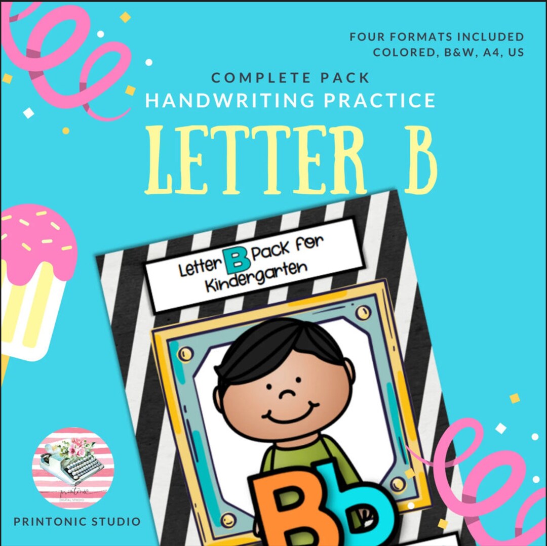 Letter of the Week Worksheets Printable, Alphabet Busy Book, Learning ...
