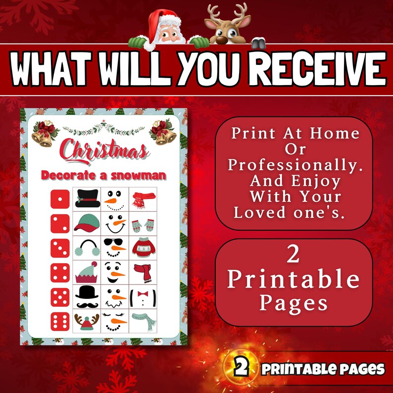 Christmas Activity for Kids, Decorate a Snowman, Preschool Activity ...