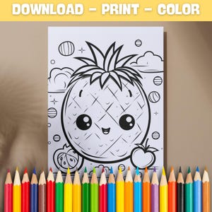 Kawaii Coloring Pages | 50 Pages | Cute Coloring Pages | for Kids and ...