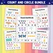 Count and Circle Preschool Activity, Printable Counting Activity ...