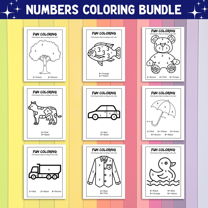 68 Printable Numbers Coloring Pages, Coloring Page, Preschool ...