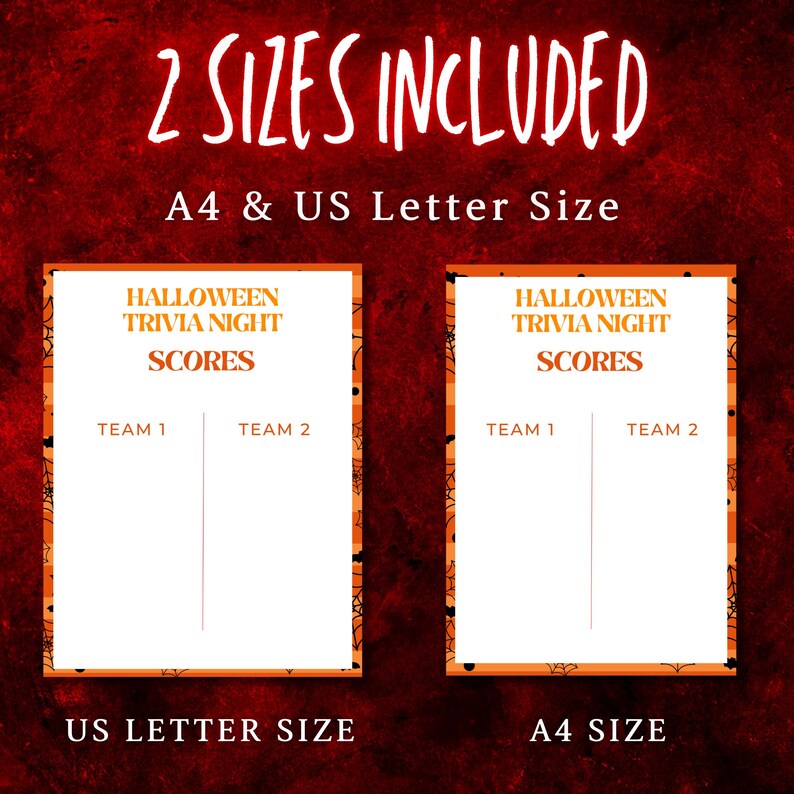 Halloween Trivia Game, Printable Party Activity (digital Game) - Etsy