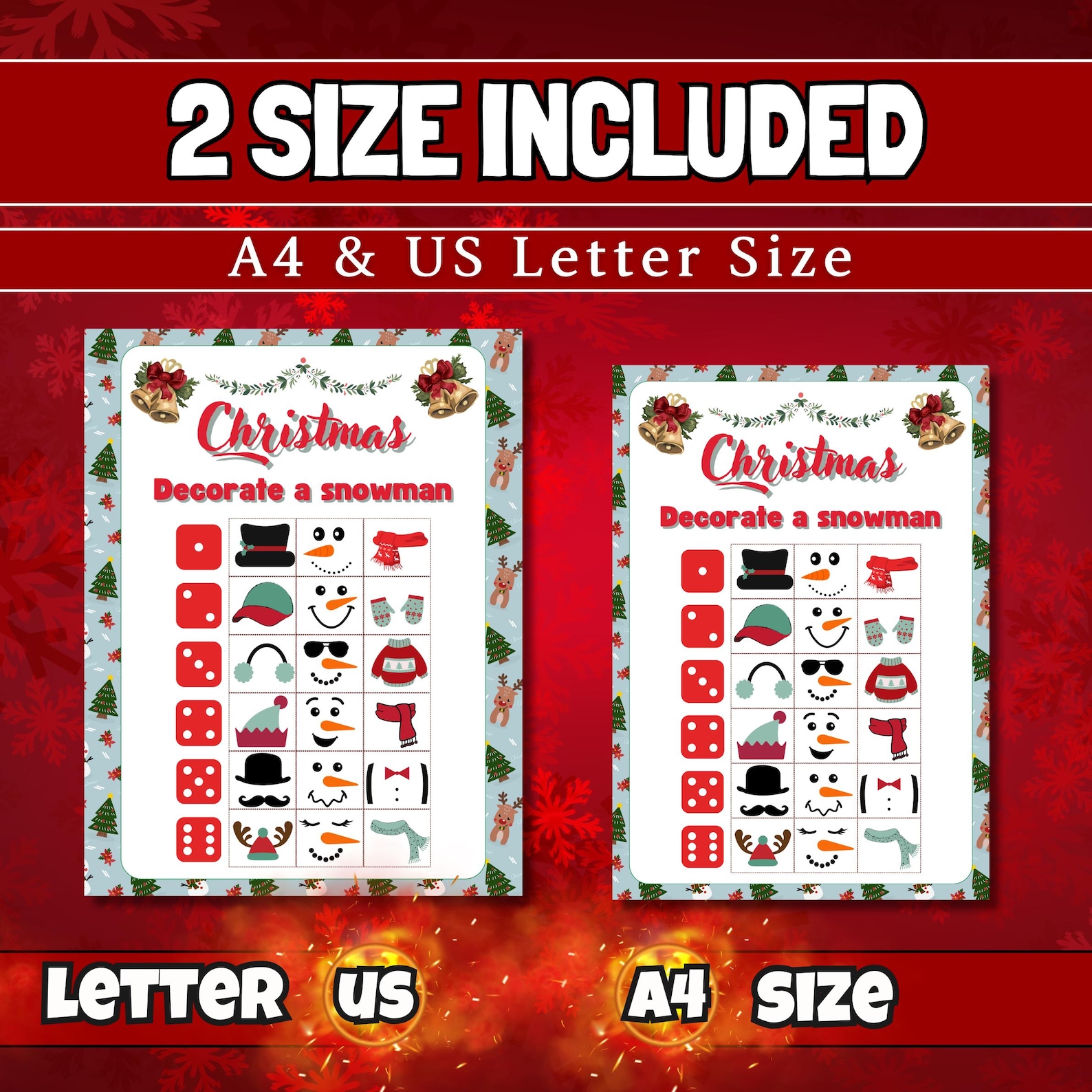 Christmas Activity for Kids, Decorate a Snowman, Preschool Activity ...