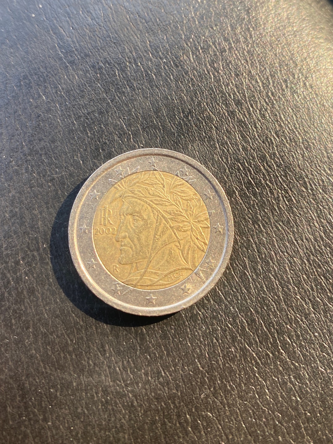 Rare 2 Euro Coin 2002 - Etsy