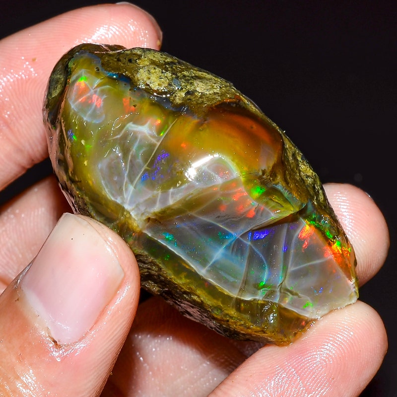 Raw Fire Opal - Etsy