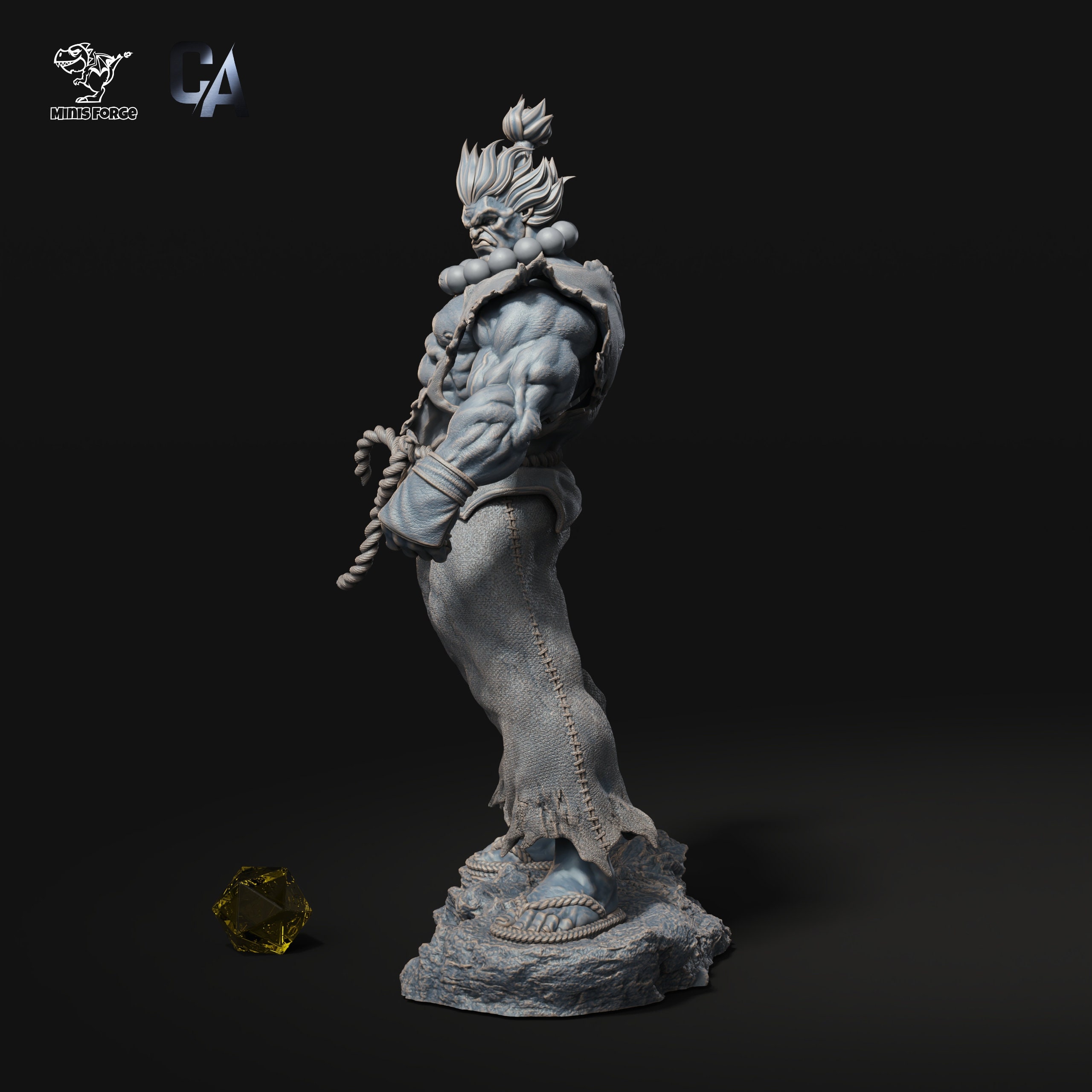 Akuman Fanart: Unleash the Dark Hadou With a Collectible 3d-printed ...