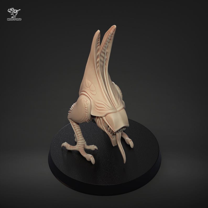 Abyssal Chicken D&D Miniature - 3D Printed Resin Monster Figure ...