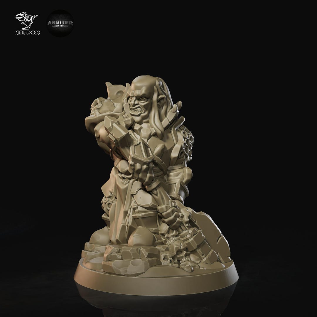 Dwarf Knight 03 Miniature 3D Print Dungeons and Dragons Mini RPG ...