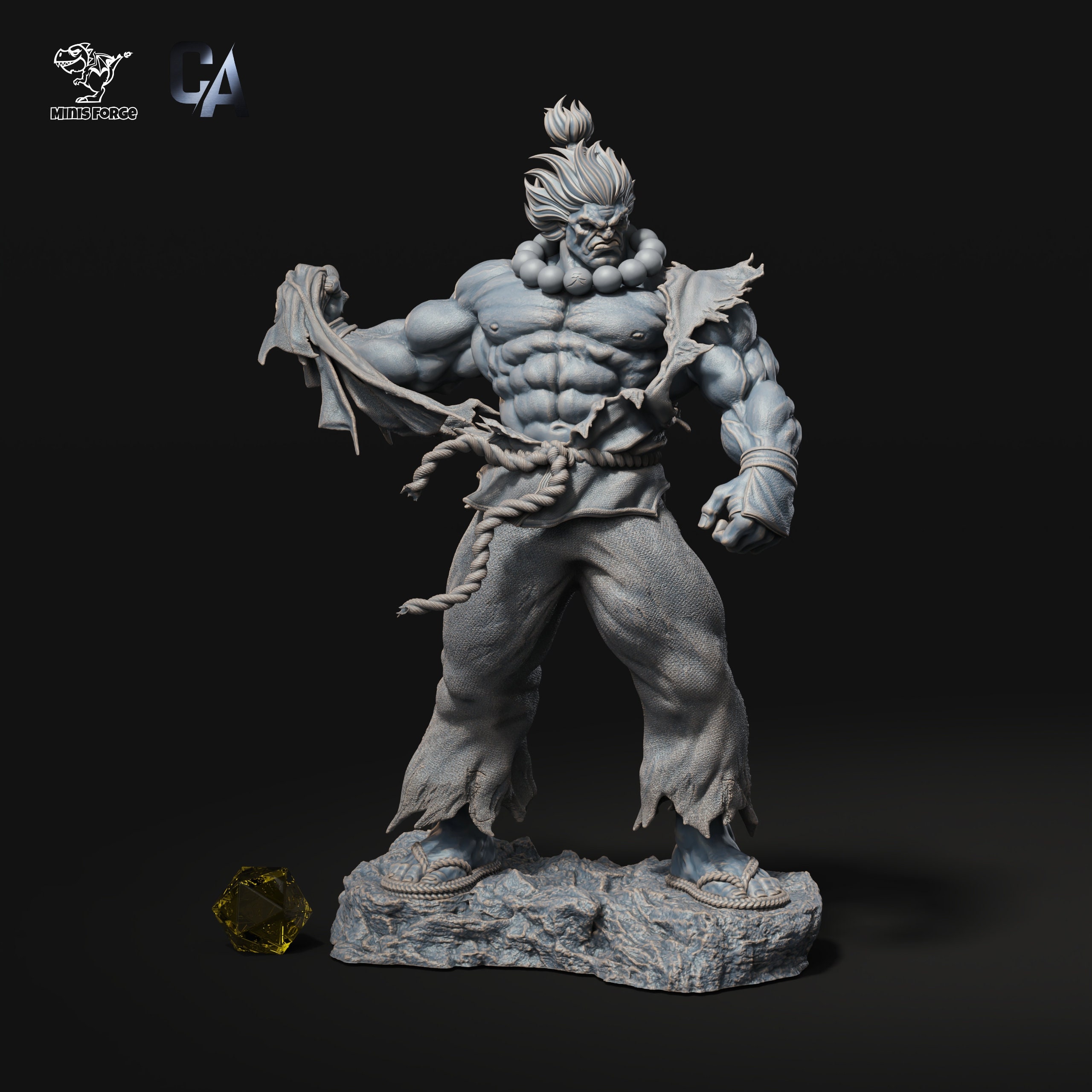 Akuman Fanart: Unleash the Dark Hadou With a Collectible 3d-printed ...