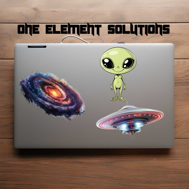 31 Space Themed Clip Art Bundle, Alien Planets Astronaut Galaxy and ...