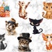 22 Cute Funny Kitty Cat Clipart Bundle, Instant Download Puppy Designs ...