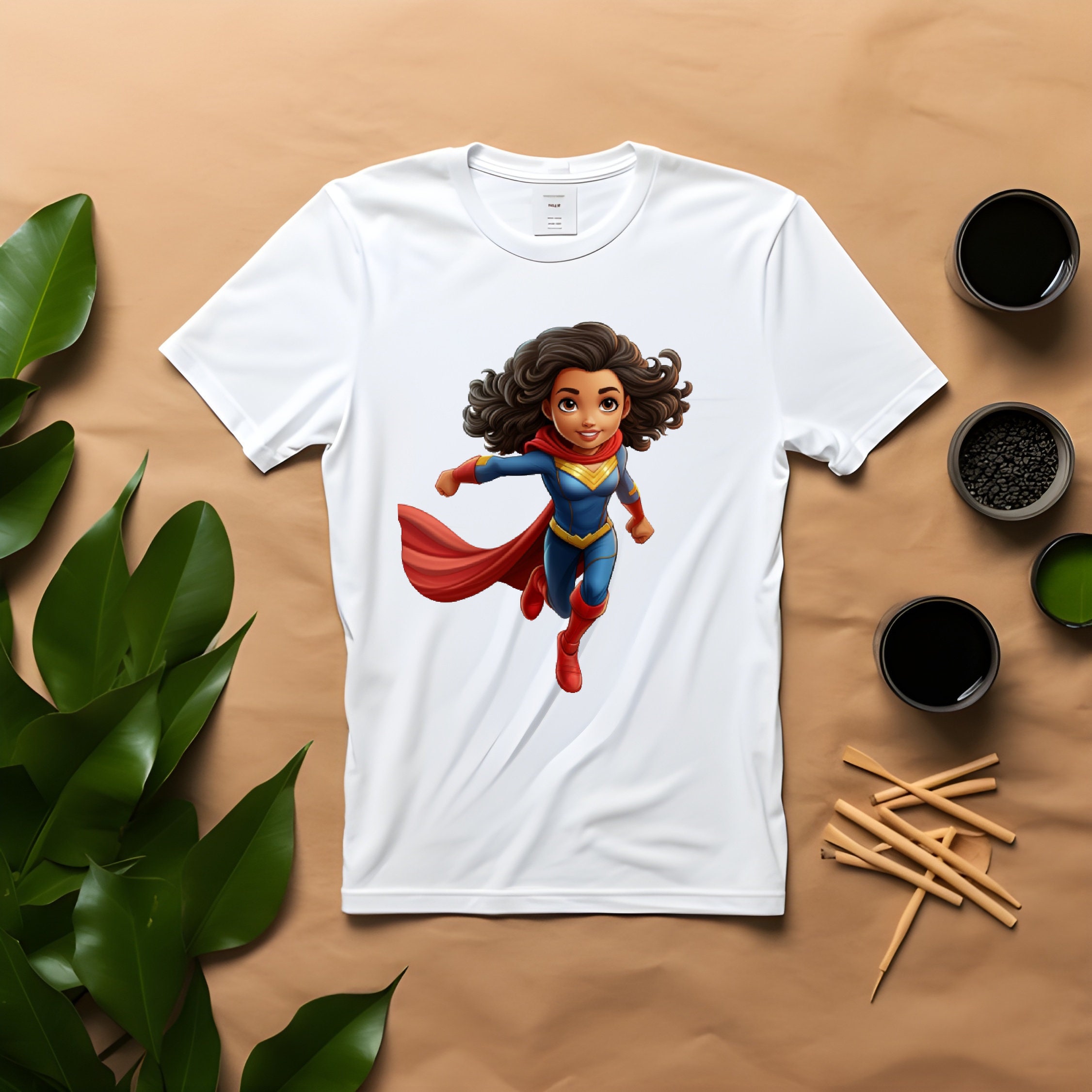 Superhero Kids Clip Art Bundle: Diverse PNG Graphics (digital Download ...