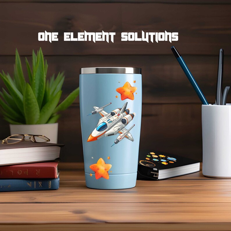31 Space Themed Clip Art Bundle, Alien Planets Astronaut Galaxy and ...