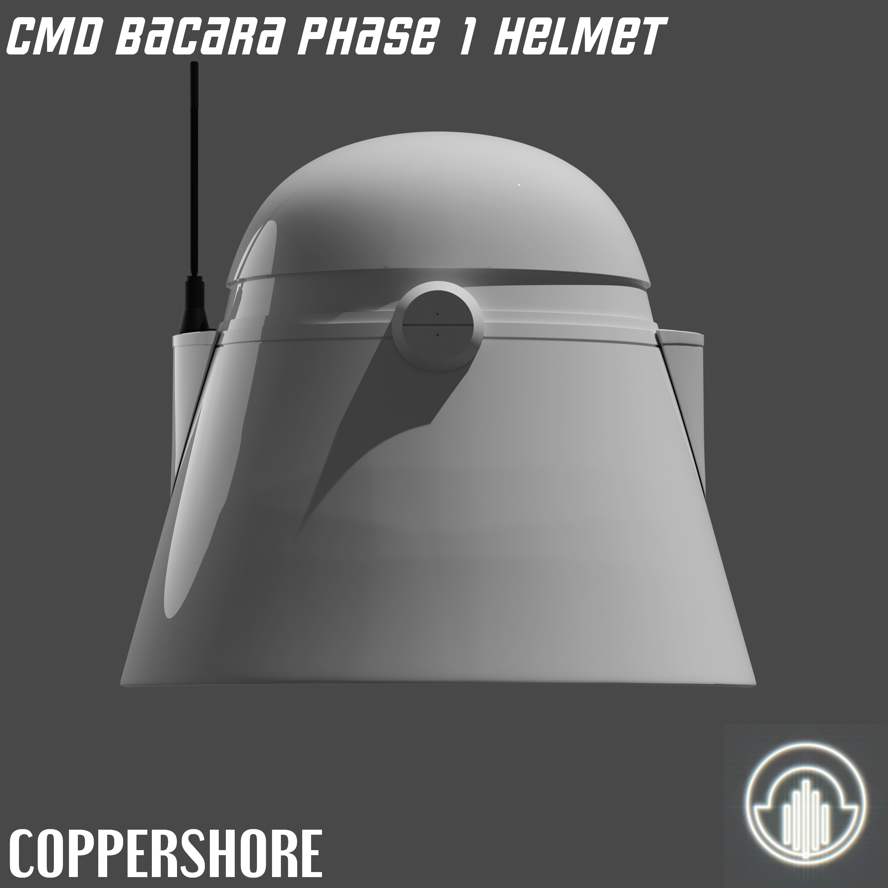 Commander Bacara Phase 1 Helmet 3D Model - Etsy