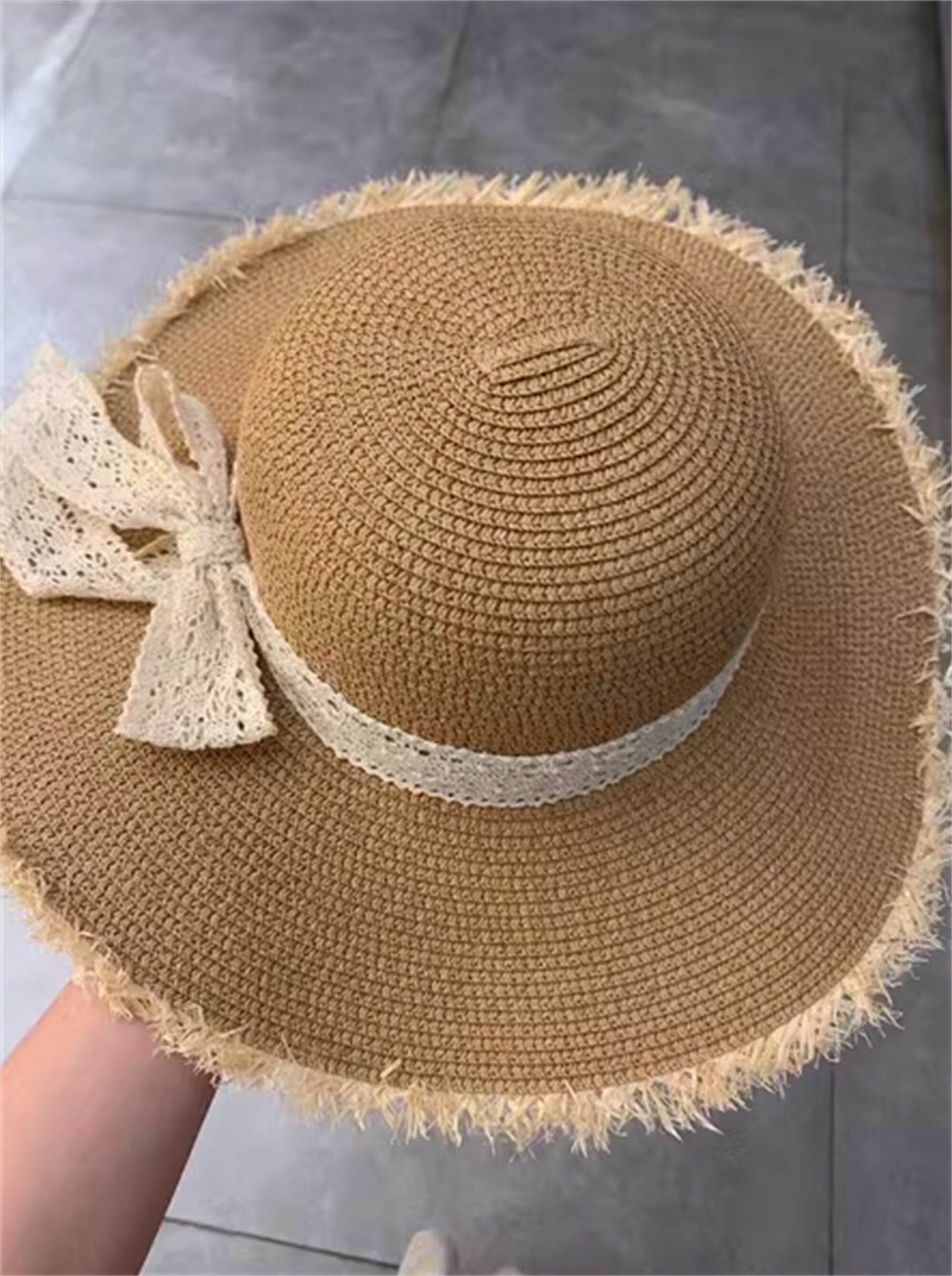 Summer Large Brim Straw Woven Sun Visor, Sun Hat, Beach Hat - Etsy