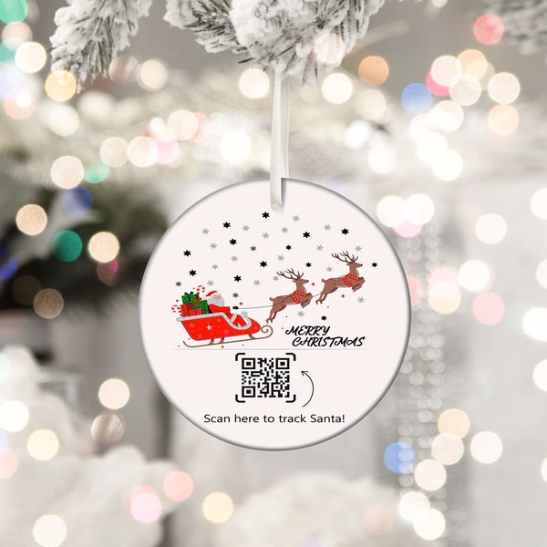 Qr Code Santa Tracking - Etsy