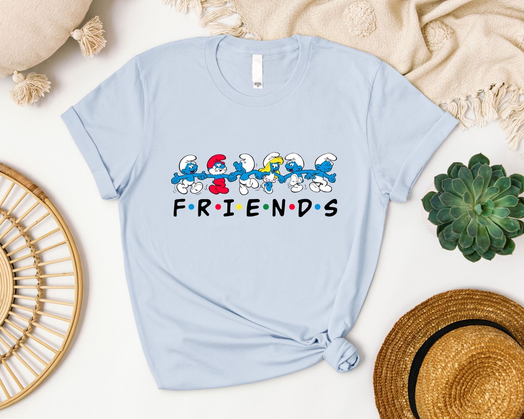 Smurfs Friends Shirt, Smurfs Friends Shirt, Smurfs Birthday Shirt ...