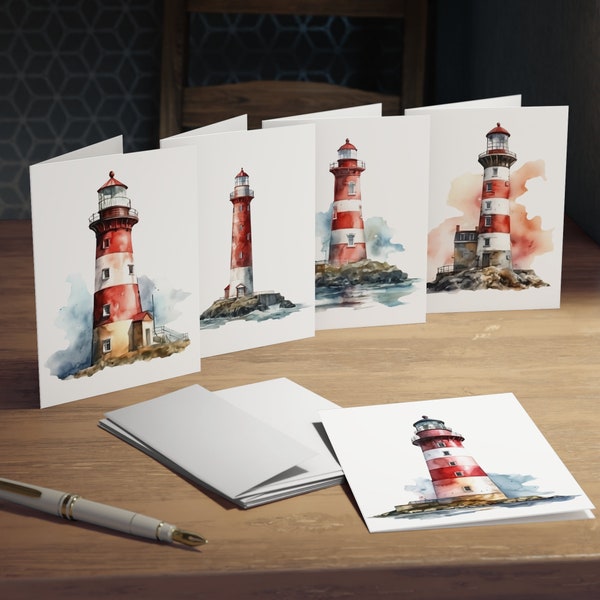 Lighthouse Greeting Card - Etsy