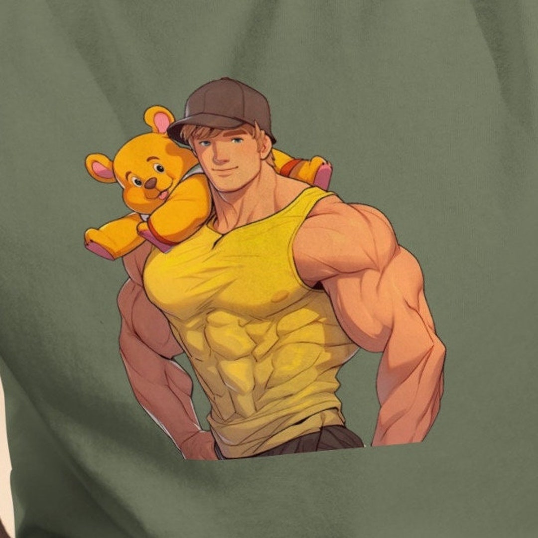 Winnie the Pooh & Christopher Robin Gym Shirt, Workout, Fitness Apparel ...