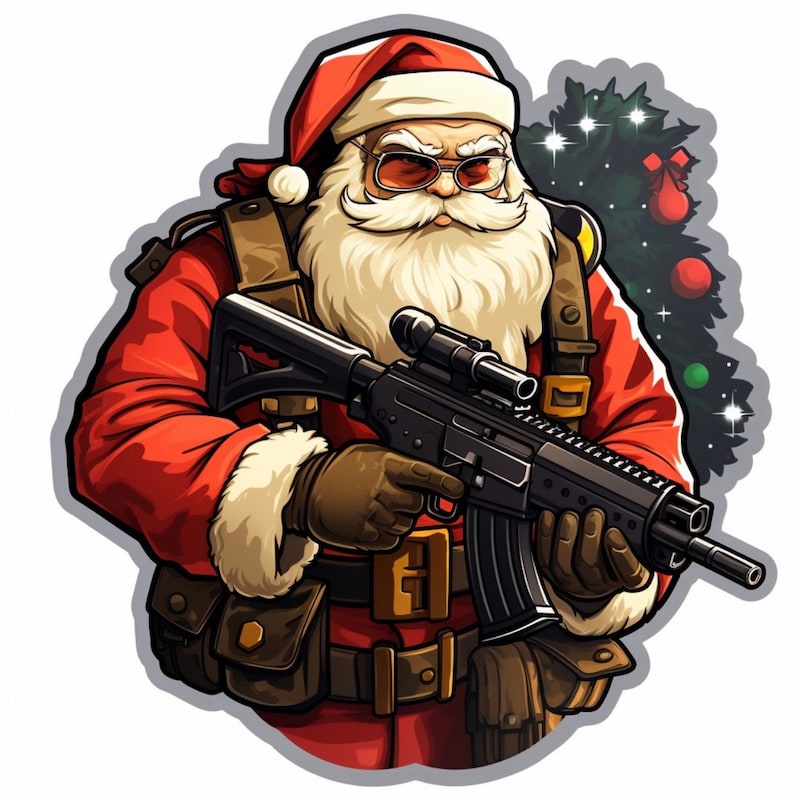 Tactical Santa - Etsy