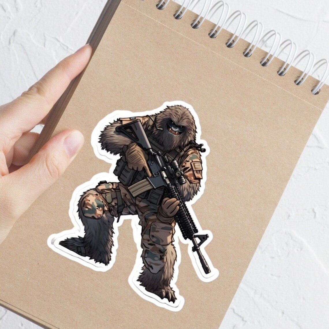 Tactical Bigfoot Sasquatch Sticker CLEARANCE - Etsy