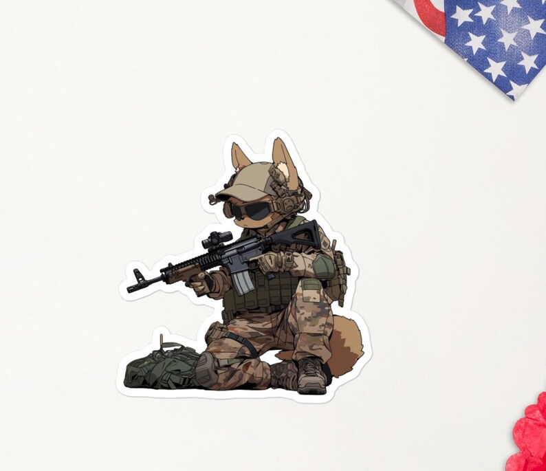 Tactical Fox Sticker - Etsy