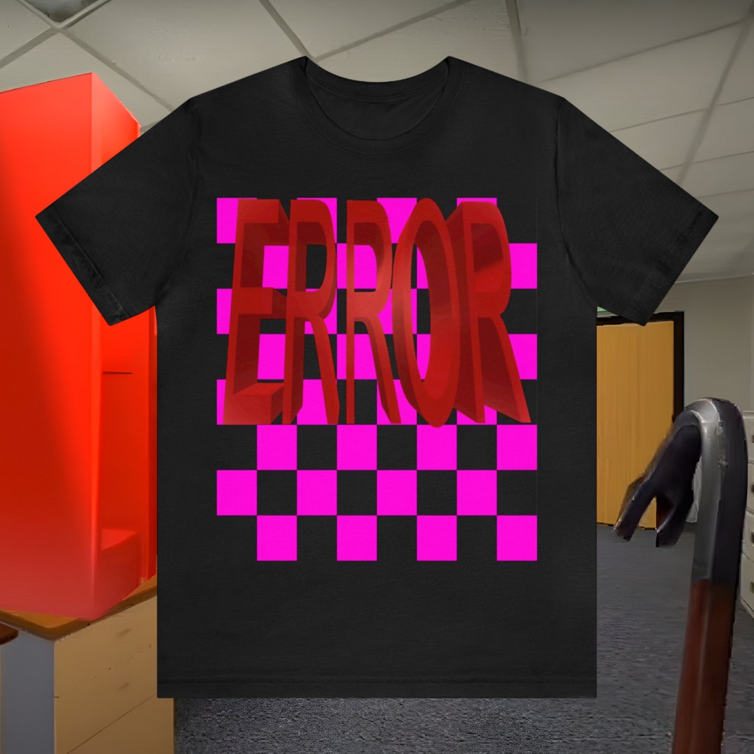 Developer Error Shirt Source Engine Shirt GMOD Error Shirt Garry's Mod ...