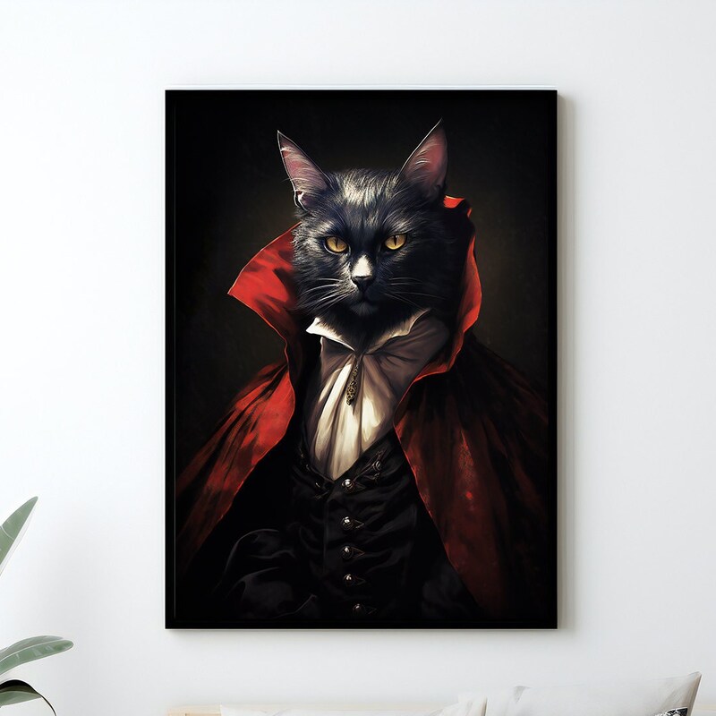 Vampire Cat - Etsy
