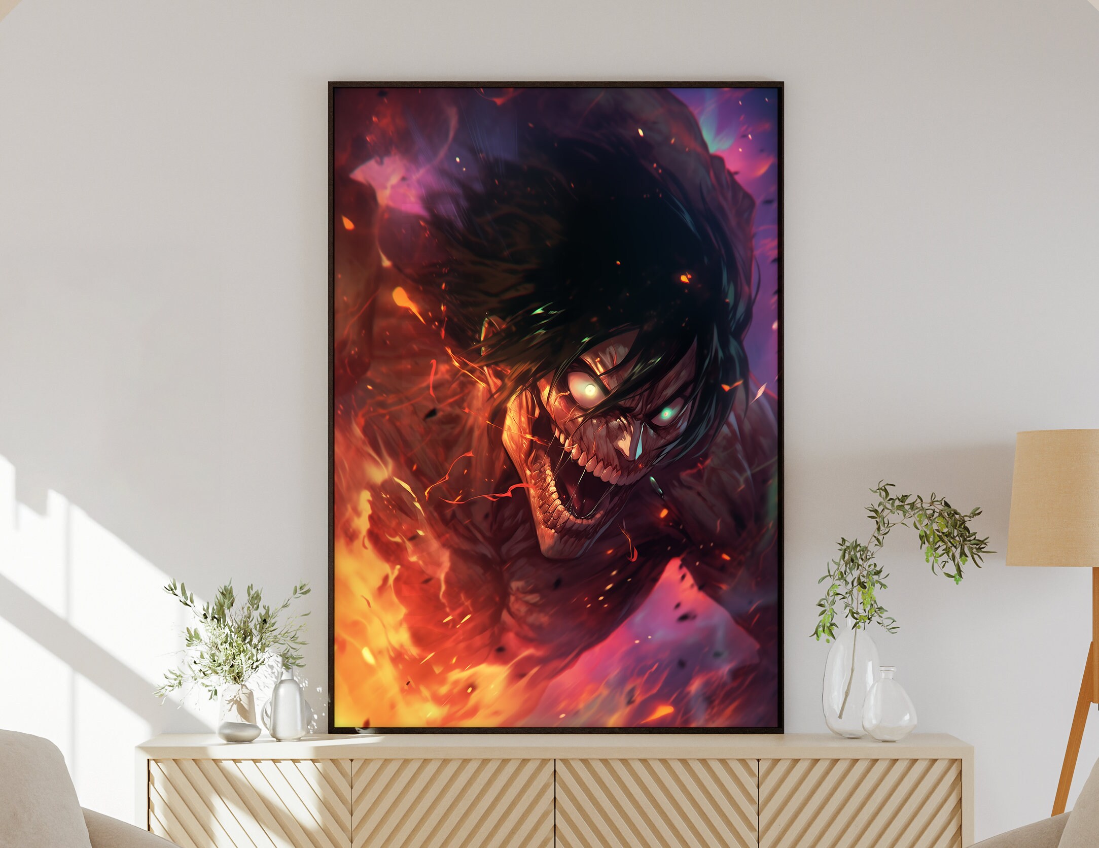 Attack on Titan Poster, Eren Jaeger, Aot Picture, Eren Yeager Poster ...