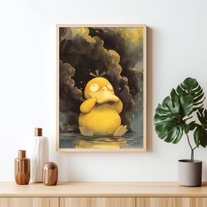 Psyduck Pokemon Poster, Psyduck Picture, Pokemon Art, Anime Poster - Etsy